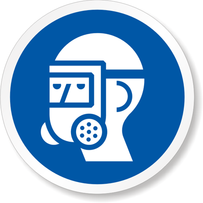 Adembescherming gebodsbord | Arbeidsveiligheid.net